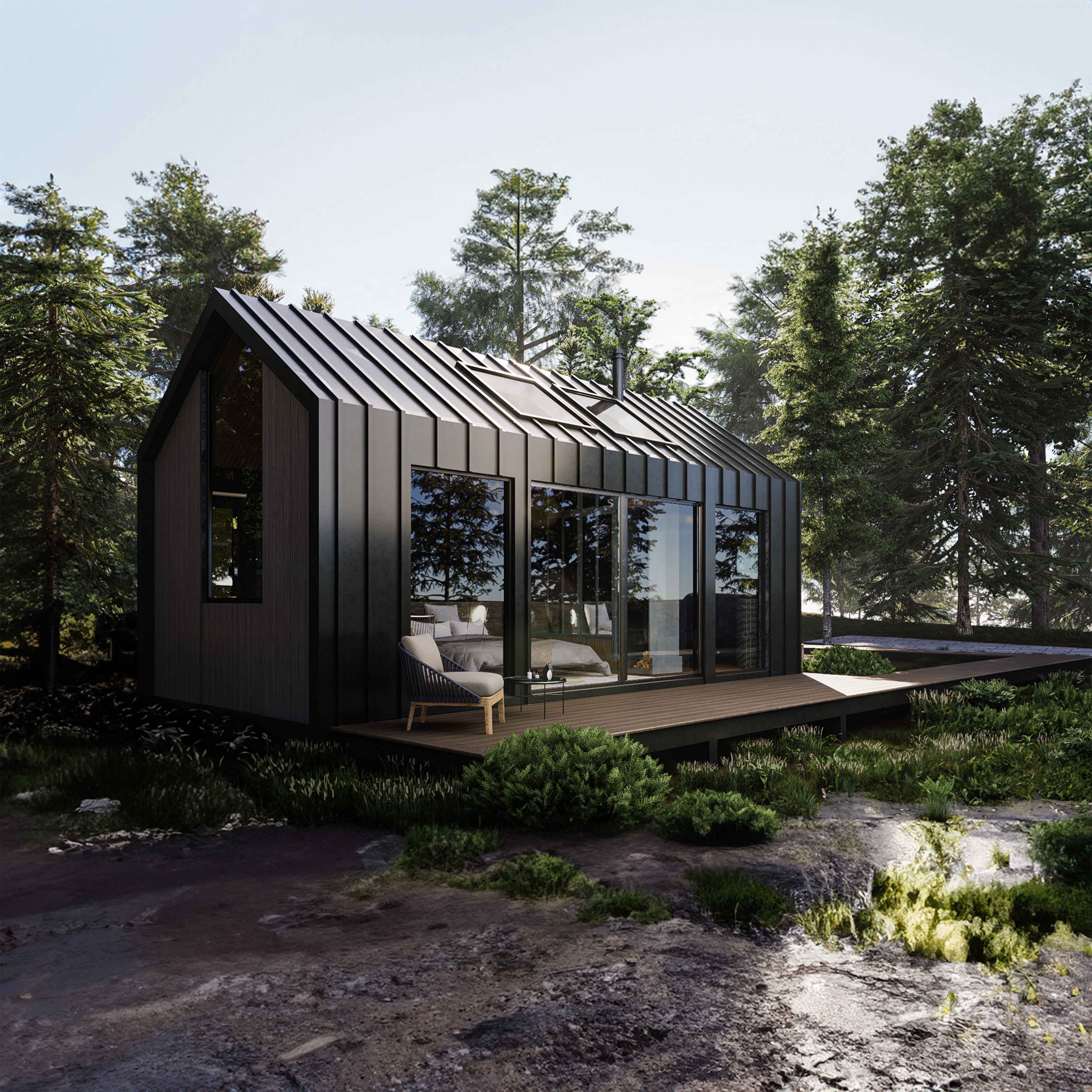 Modern House Plans | Cabin Floor Plans | The Hut Company