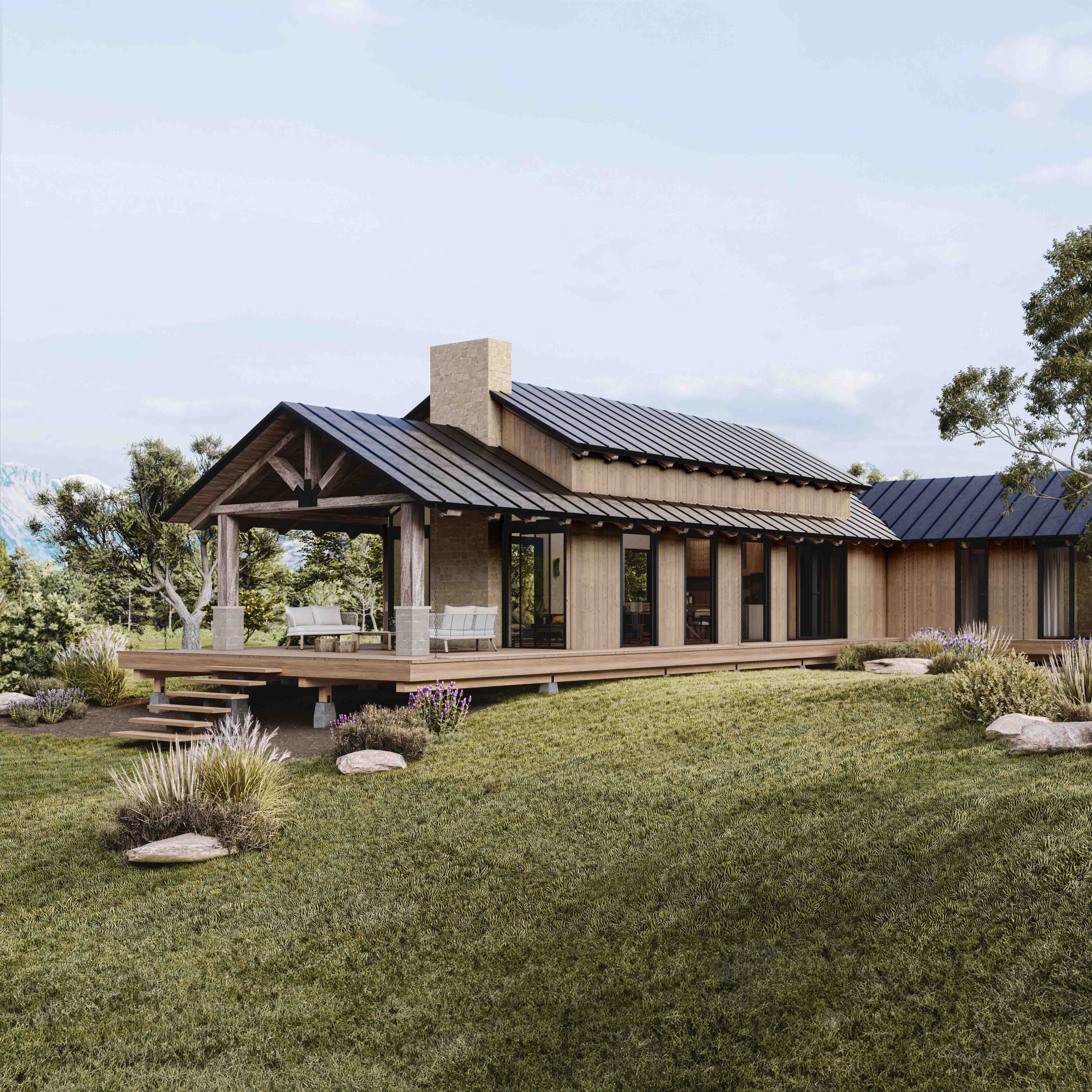 Unique Home Design | Small Barndominium Design | The Hut Company