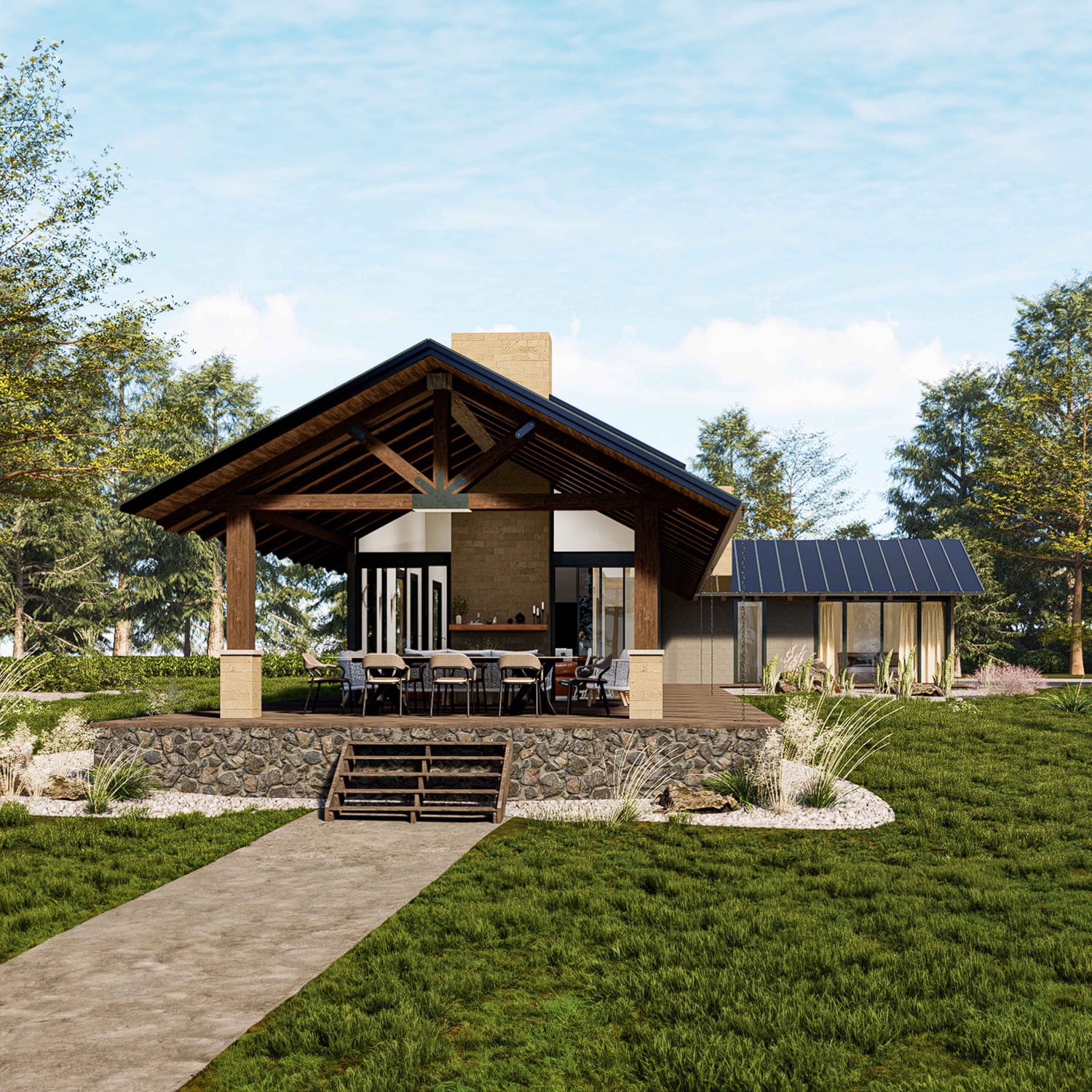 Bear's Lair Home Designs | Premium Home Barndominium Designs | The Hut ...