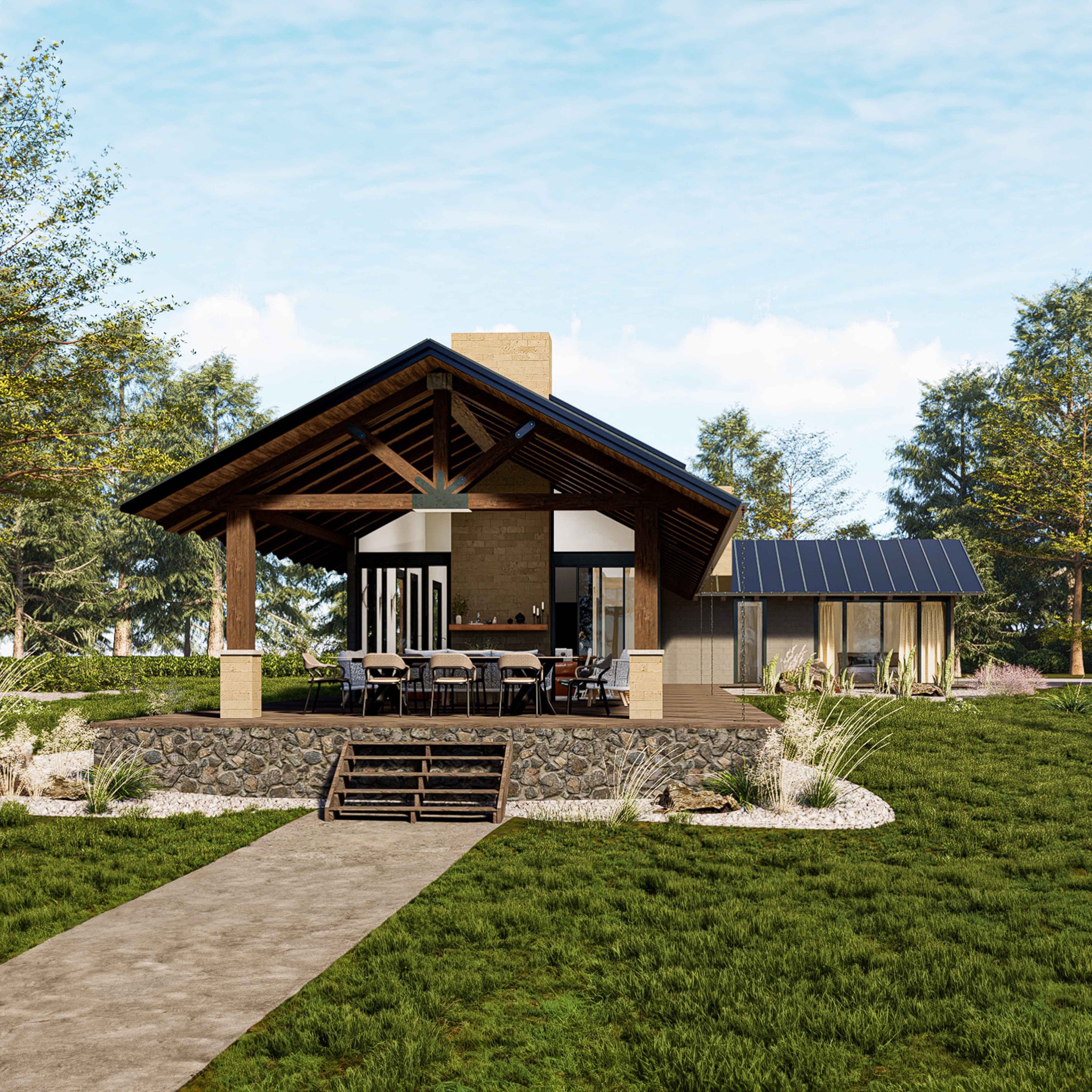 Bear's Lair Home Designs | Premium Home Barndominium Designs | The Hut ...