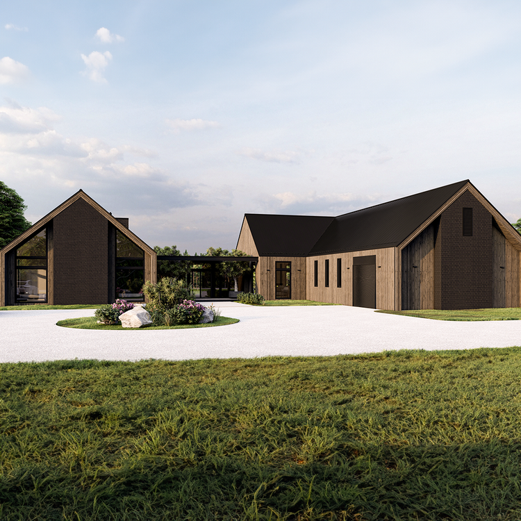 Coyote's Den Home Designs | Premium Home Barndominium Designs | The Hut ...