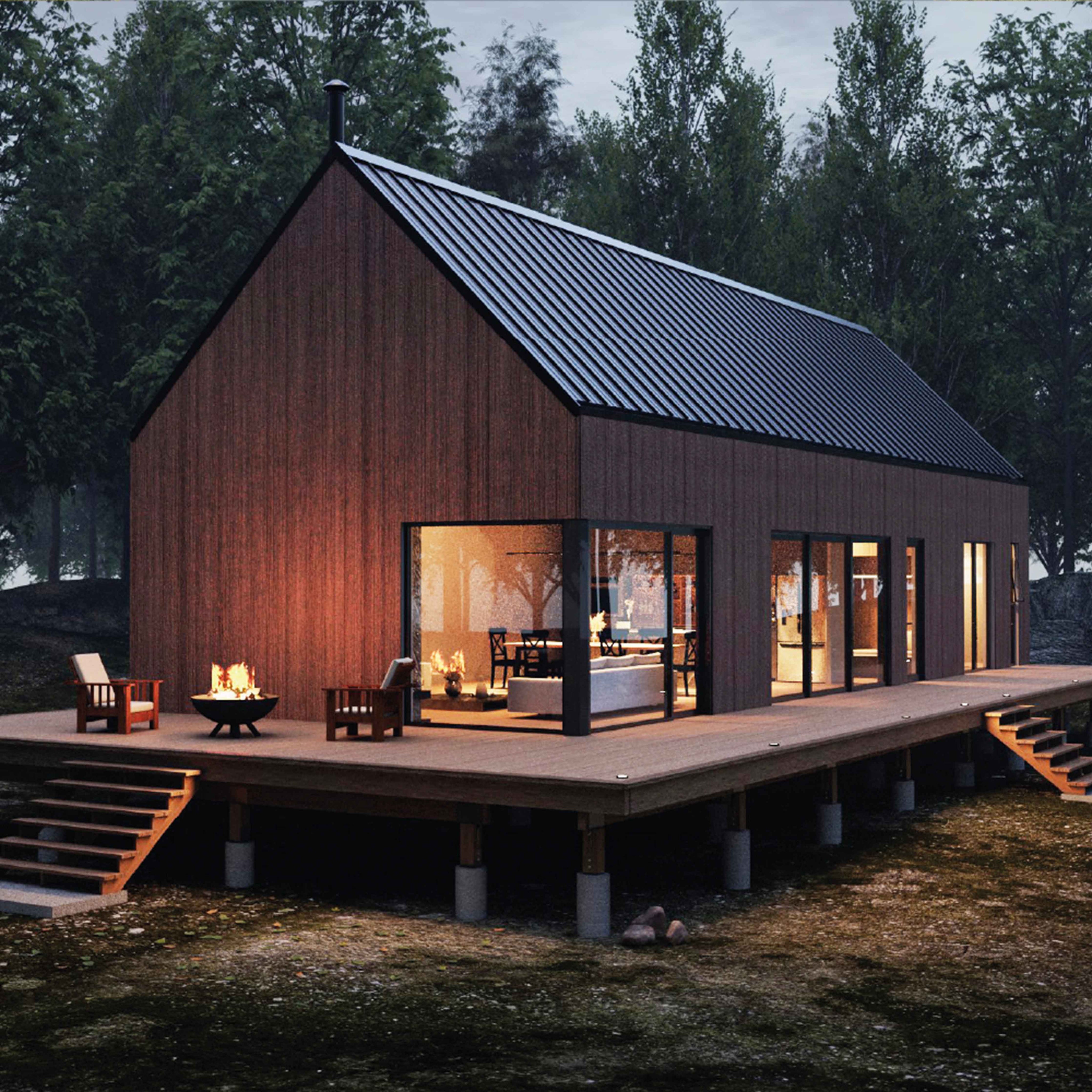 Modern Small Home Design | Cabin Design | The Hut Company